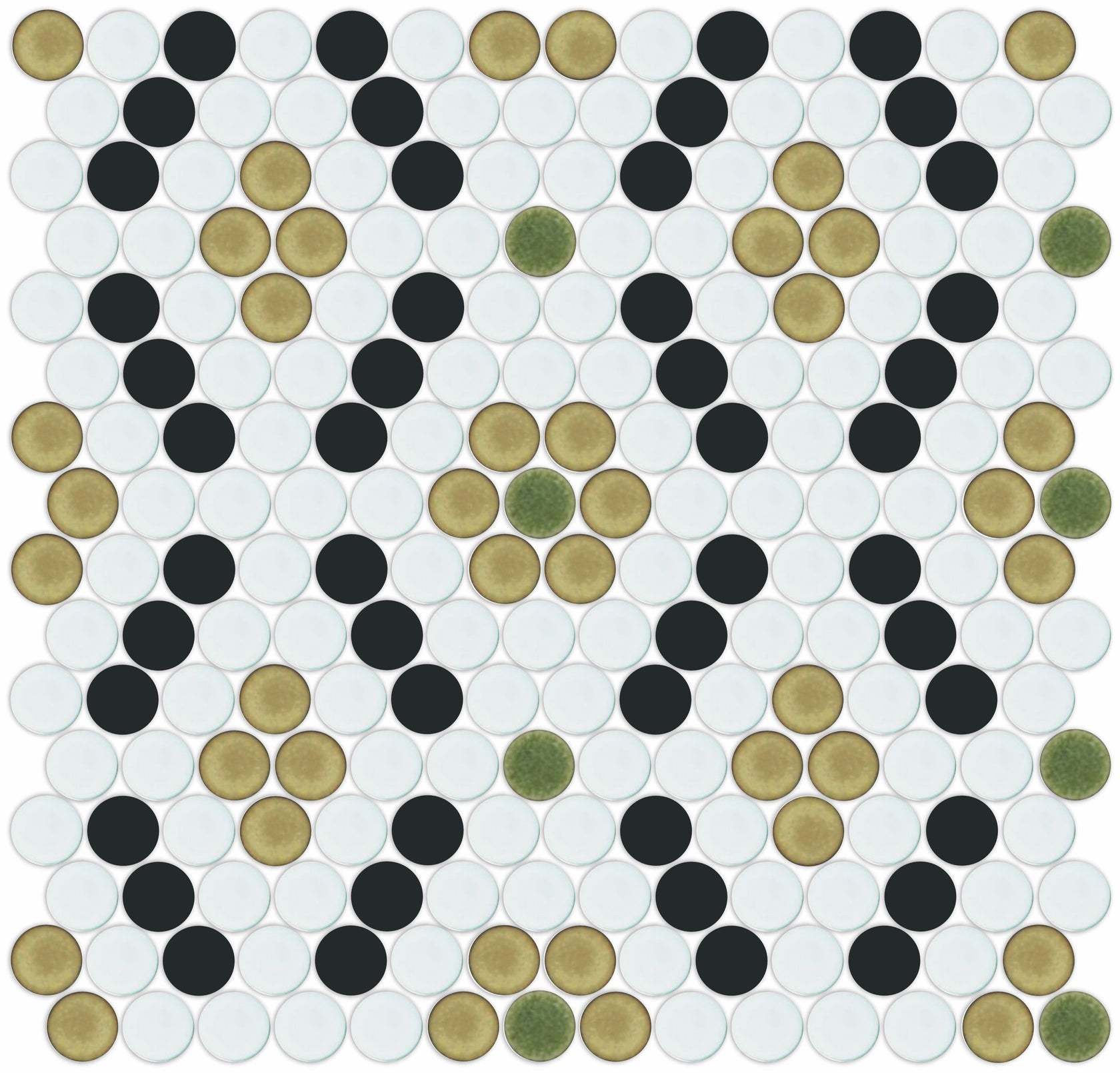 Cyclades Penny Round Tile Pattern | Timeless Round Design