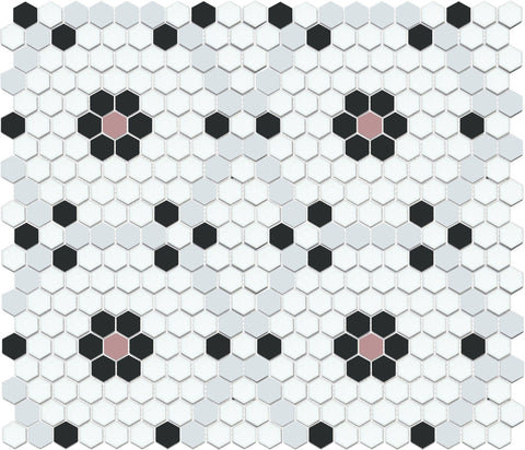 Hexagon Tile Patterns – mosaictile.com