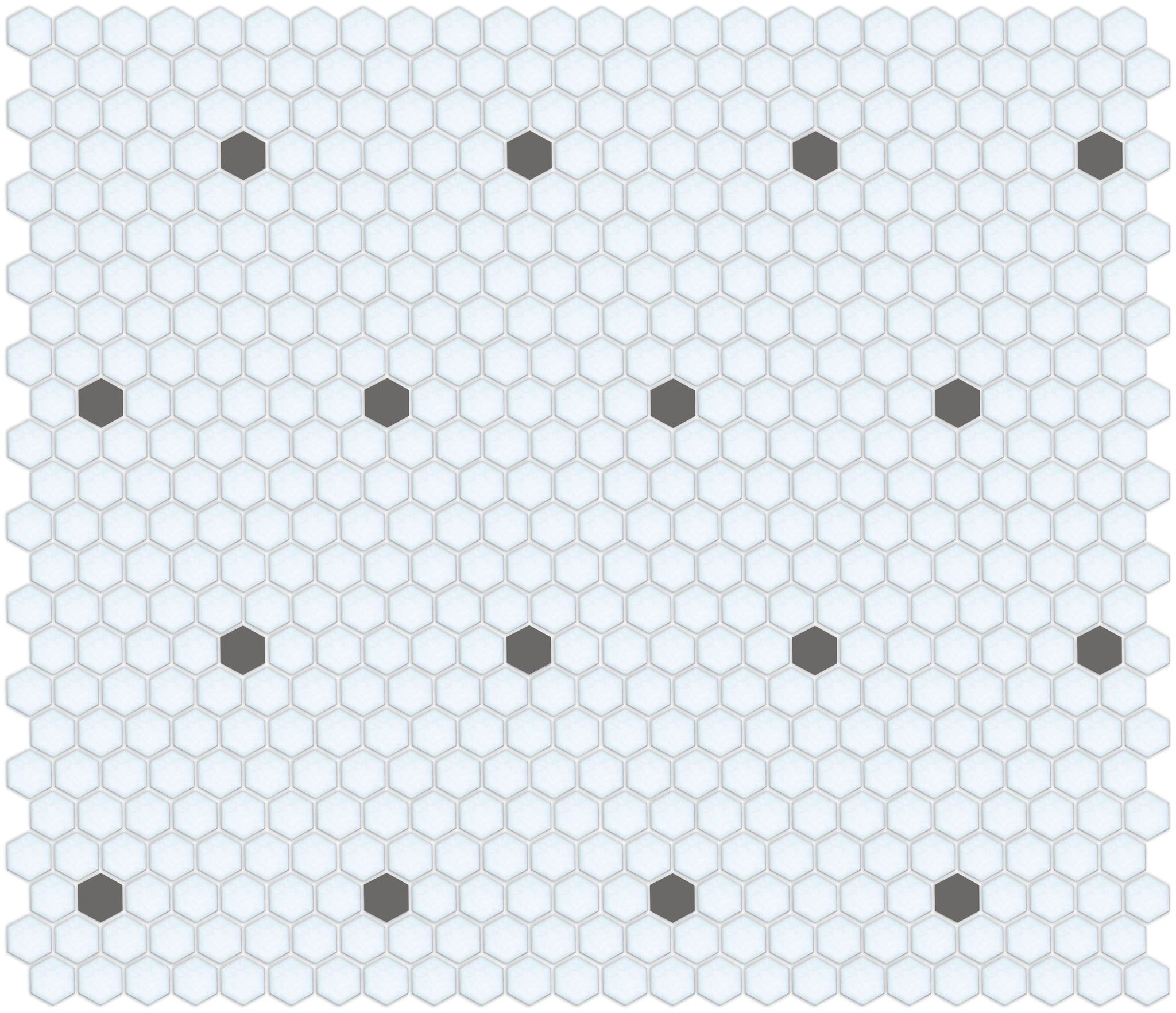Hexagon Dot Mosaic Tile | Dots Pinnacle Hexagon Pattern