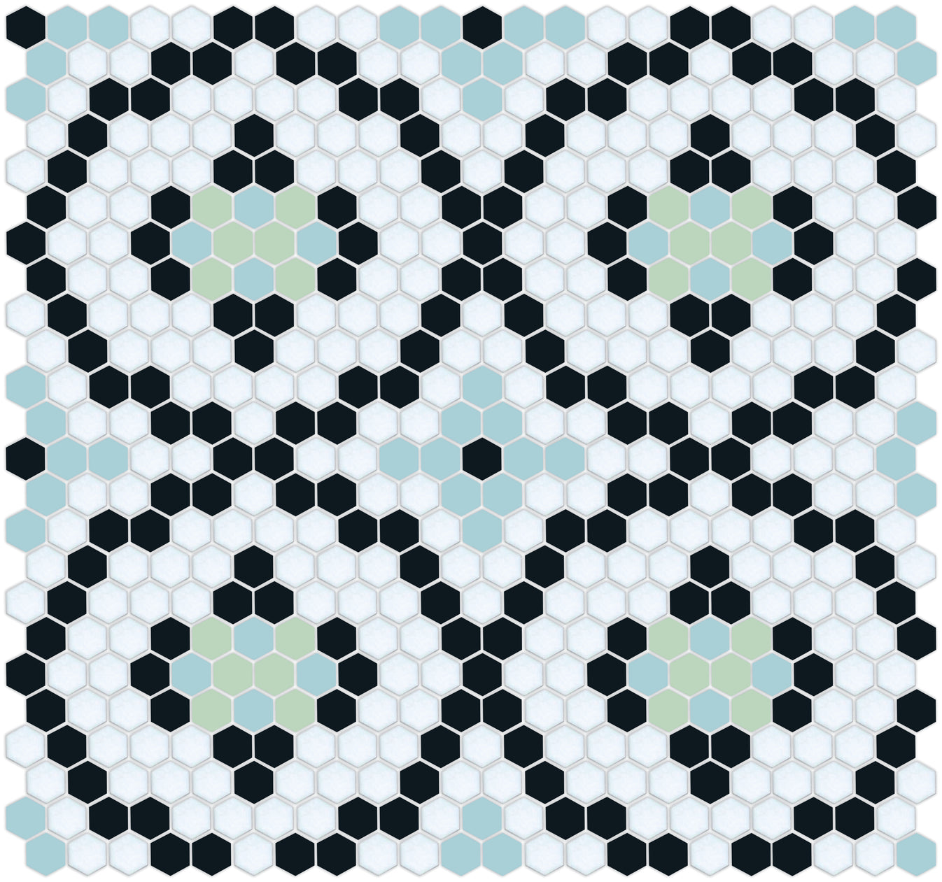 Chateau Hexagon Tile Pattern | Classic Mosaic Design