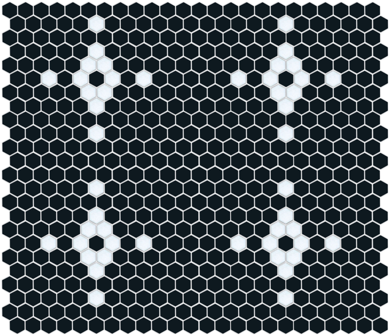 Diamond Cross Hexagon Tile | Geometric Pattern