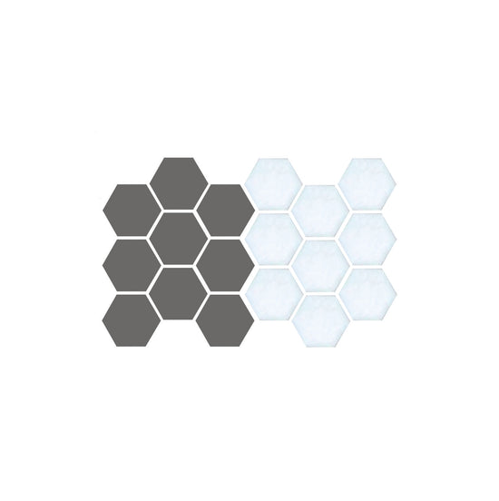 Hexagon Dot Mosaic Tile | Dots Pinnacle Hexagon Pattern